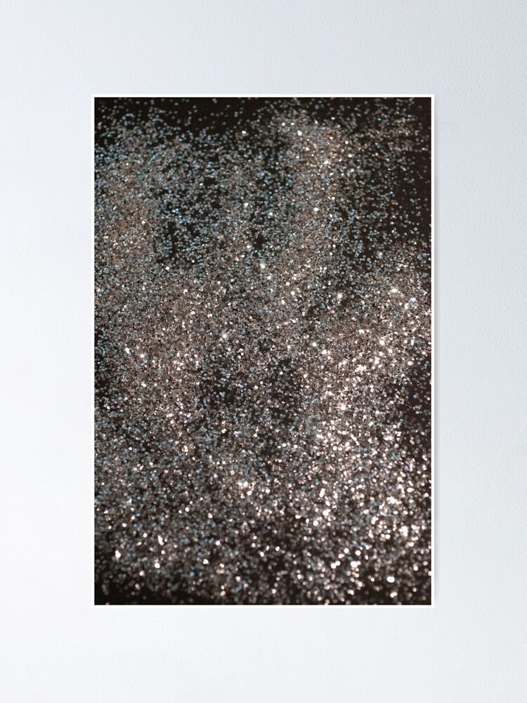 "Silver Glitter #1 (Faux Glitter) #decor #art" Poster by ...