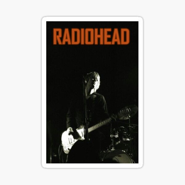 "RADIOHEAD poster" Sticker for Sale by IsaacMUSIC | Redbubble