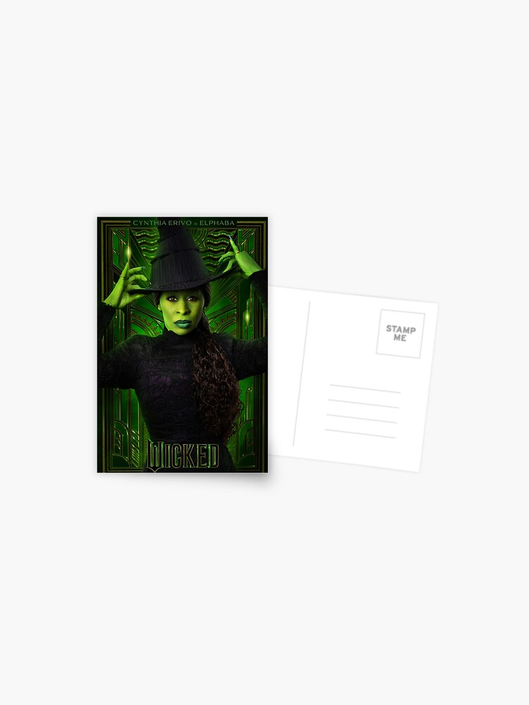 "Elphaba movie poster" Postcard by Leyzel | Redbubble
