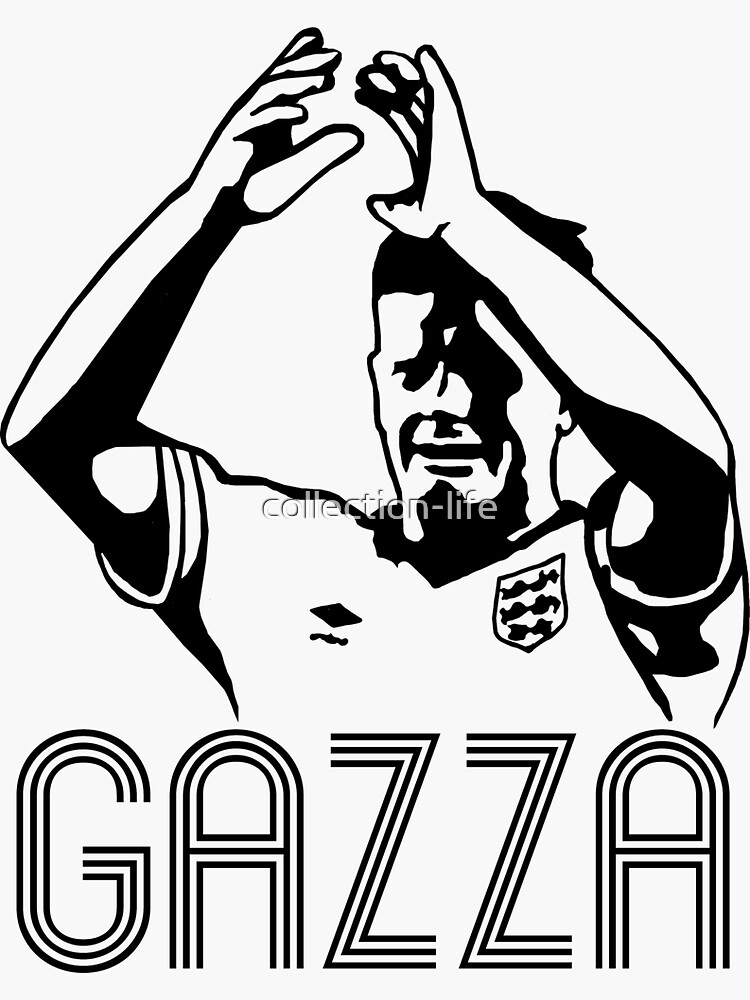 "GAZZA" Sticker for Sale by collection-life | Redbubble