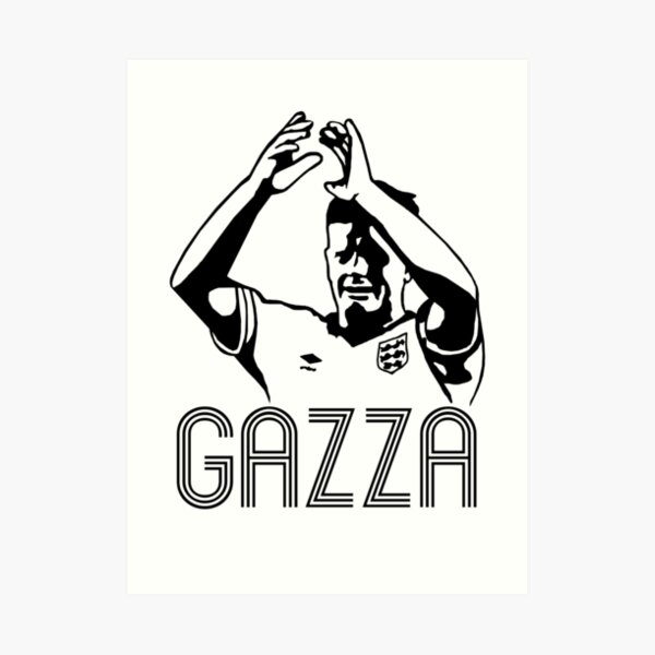 Gazza Art Prints | Redbubble