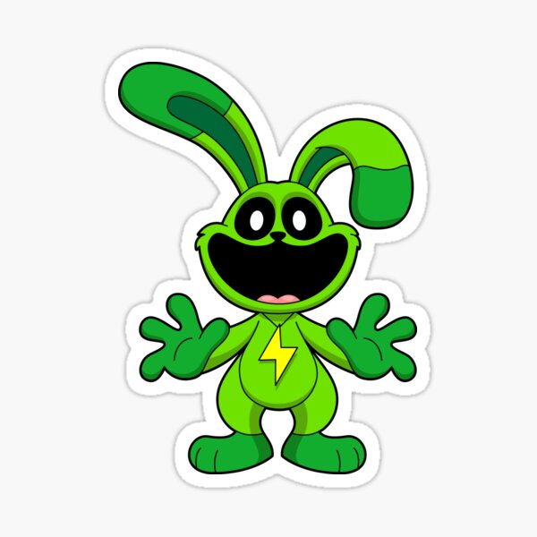 "Smiling Critters Hoppy Hopskotch Character" Sticker for Sale by Marek ...