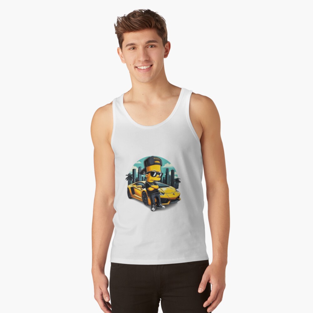 "Bart _Lamborghini_ set" Sticker for Sale by BomboStore | Redbubble
