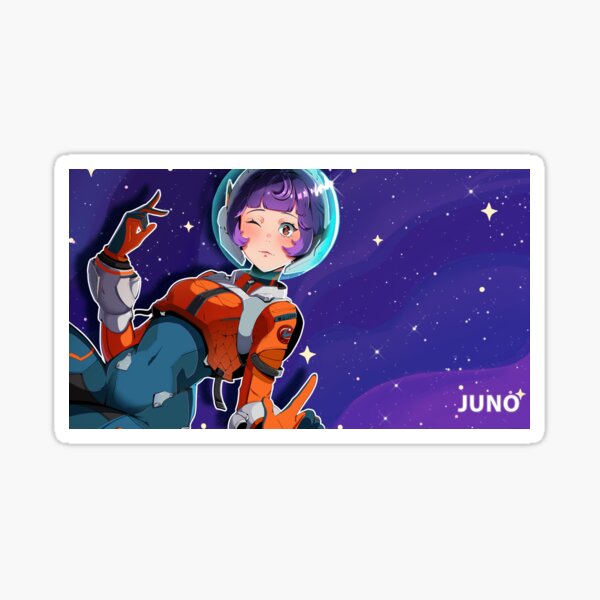 "Galaxy Space Ranger Juno" Sticker for Sale by betneydraws | Redbubble