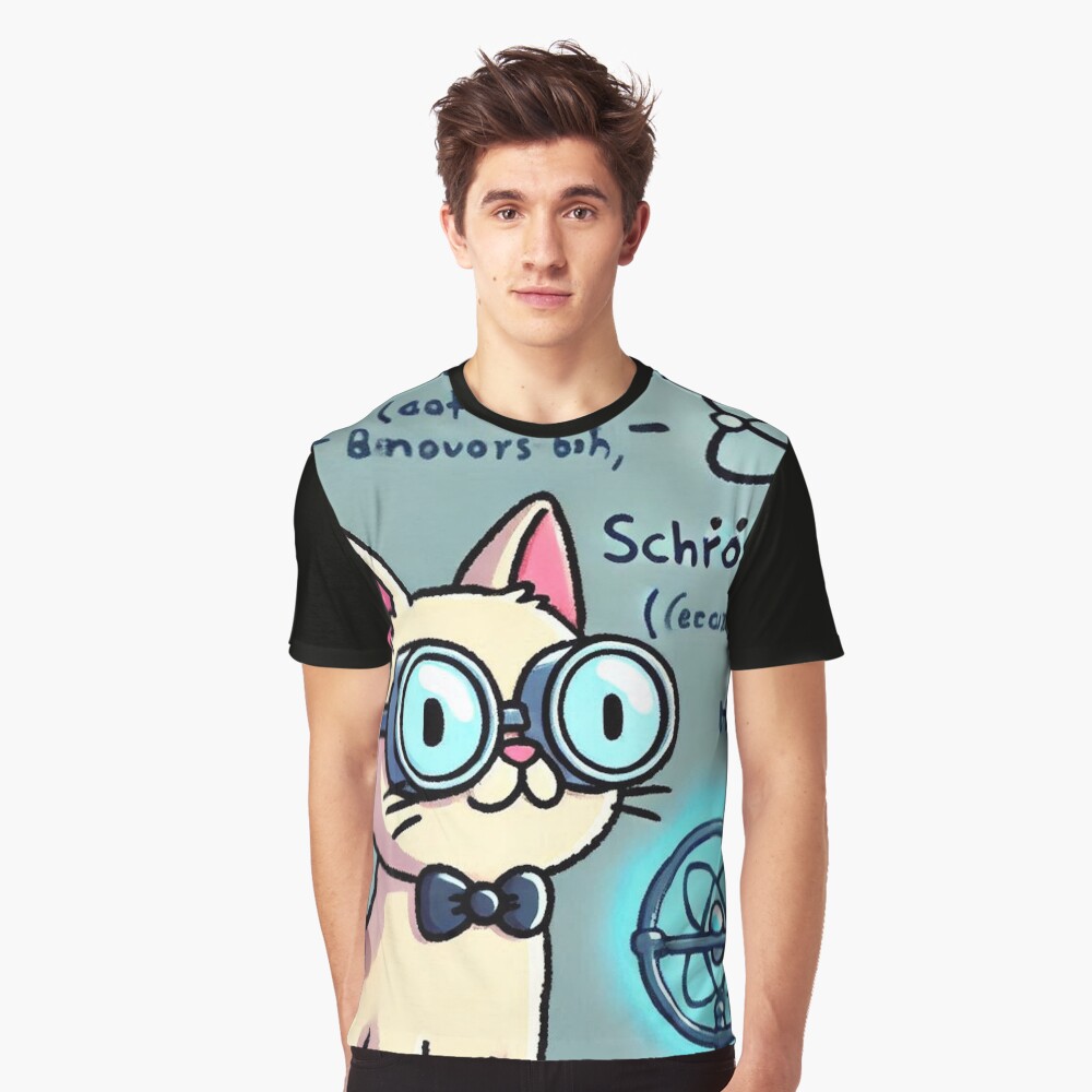 "schrodinger cat" Sticker for Sale by ScienceShot | Redbubble