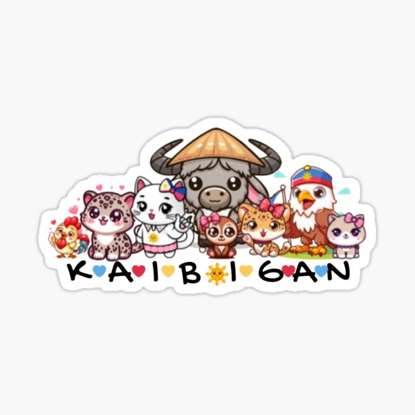 "Kaibigan - Kumusta Pusa Friends" Sticker for Sale by KumustaPusaShop ...