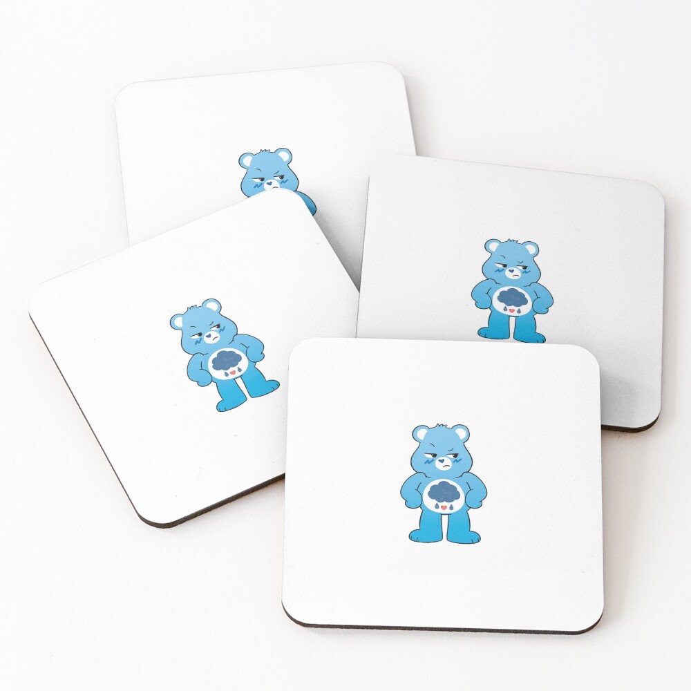 "Grumpy Bear" Sticker by lupitaglezc | Redbubble