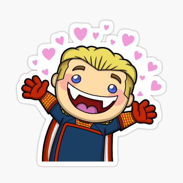 "Happy Homelander" Sticker for Sale by CEOofHomelander | Redbubble