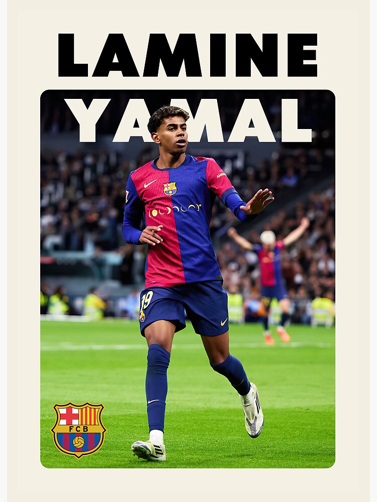 "Lamine Yamal Poster, Lamine Yamal, Lamine Yamal Spain, Lamine Yamal ...