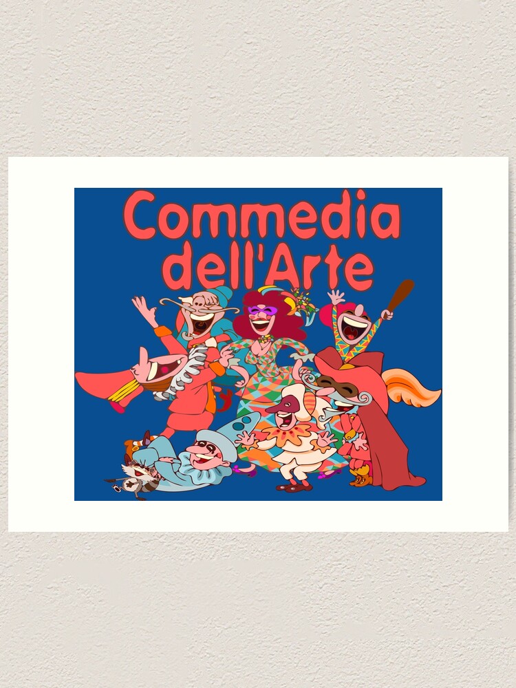 "Commedia dell'Arte" Art Print by ItaloBaudo | Redbubble