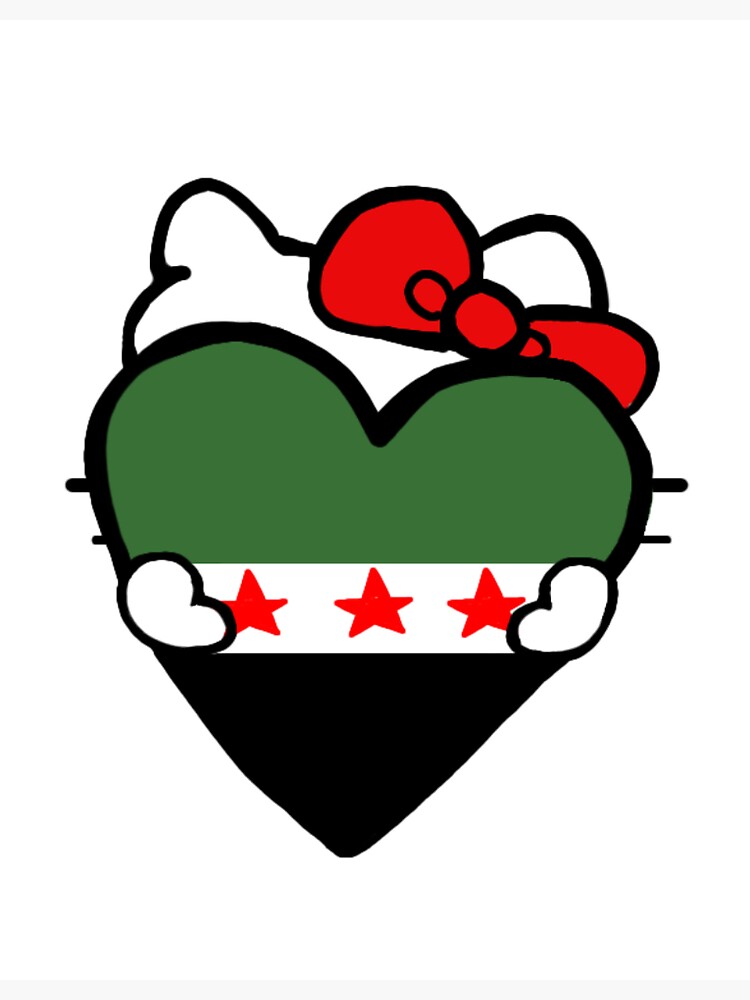 "Syria Flag Sticker" Sticker for Sale by henn4a | Redbubble
