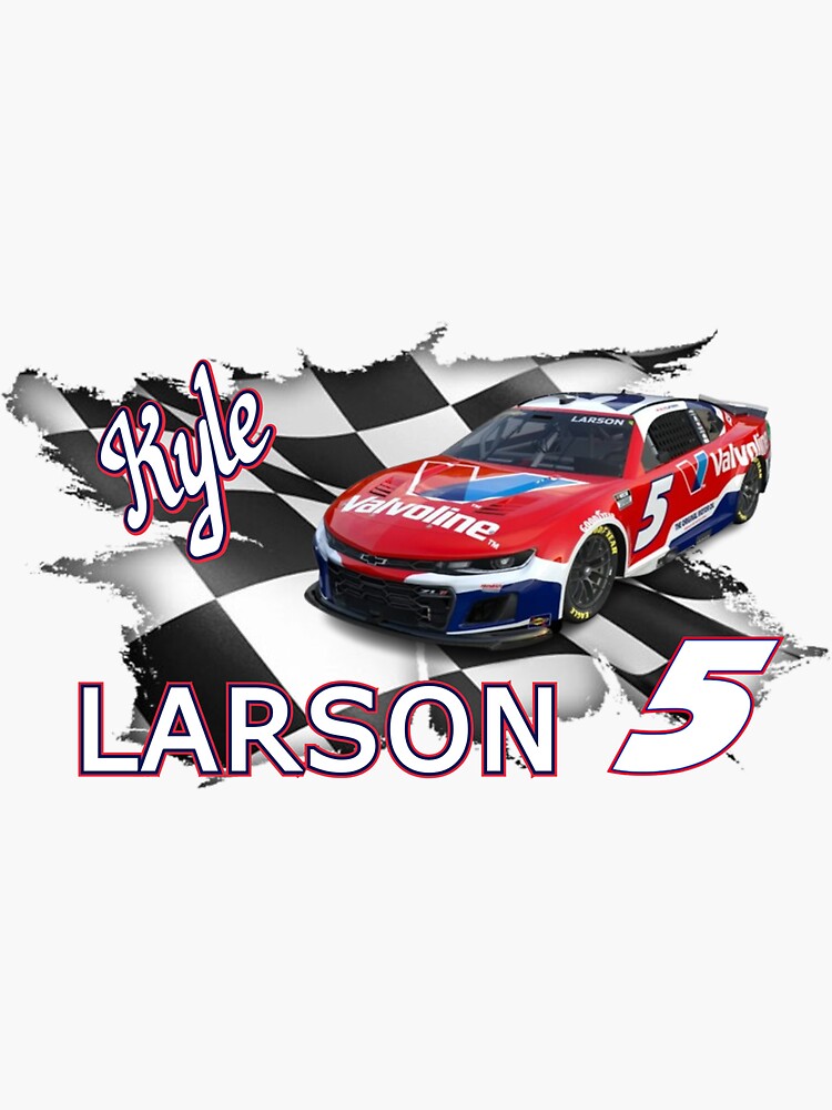 "Kyle Larson - 2025 Valvoline scheme" Sticker for Sale by GoTrackHopper ...