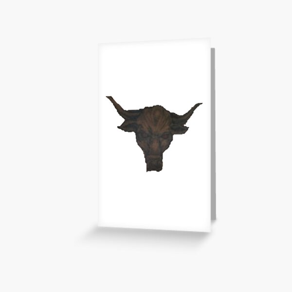 "Dwayne the rock Johnson Brahma Bull Tattoo" Greeting Card by KaizeW167 ...