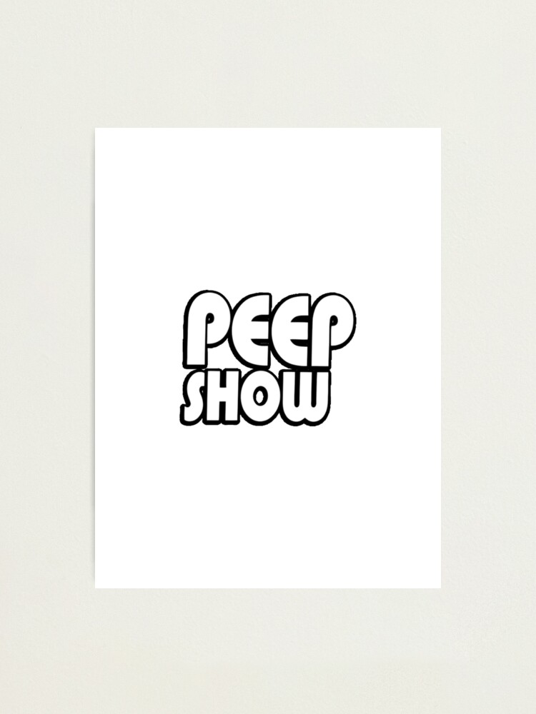 "Official Peep Show TV Series Logo" Photographic Print by Mr-Mitchell ...