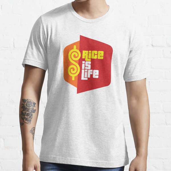 "Rice is Life" T-shirt for Sale by indicap | Redbubble | rice t-shirts ...
