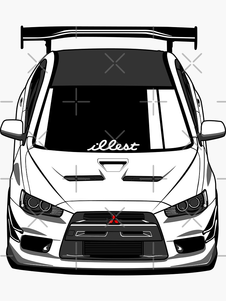 Evo X Stickers For Sale at Rosetta Prather blog