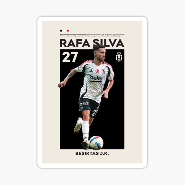 "Rafa Silva" Sticker for Sale by MertArtDesigns | Redbubble