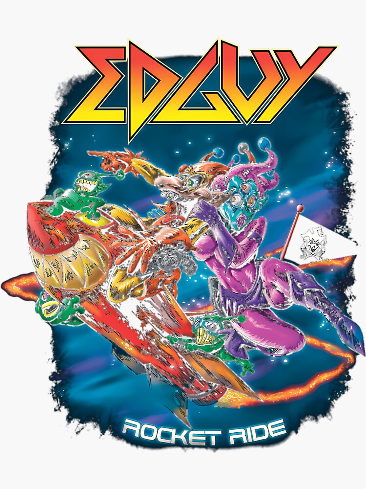 "EDGUY - BAND" Sticker for Sale by zaffagayoom | Redbubble