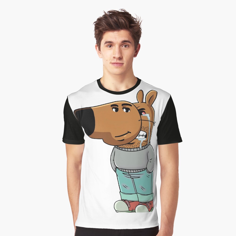 "Chill Guy Mask Crying internet Meme 2023 " Sticker for Sale by ...