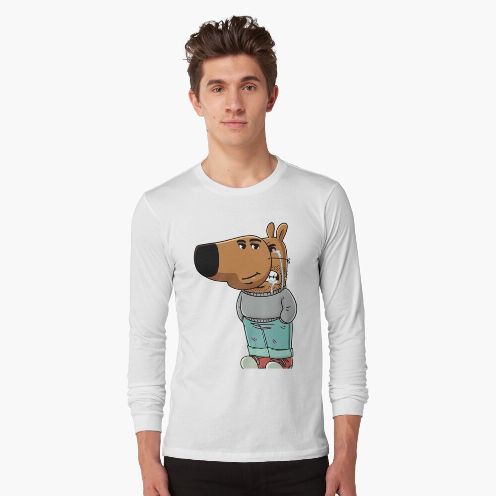 "Chill Guy Mask Crying internet Meme 2023 " Sticker for Sale by ...