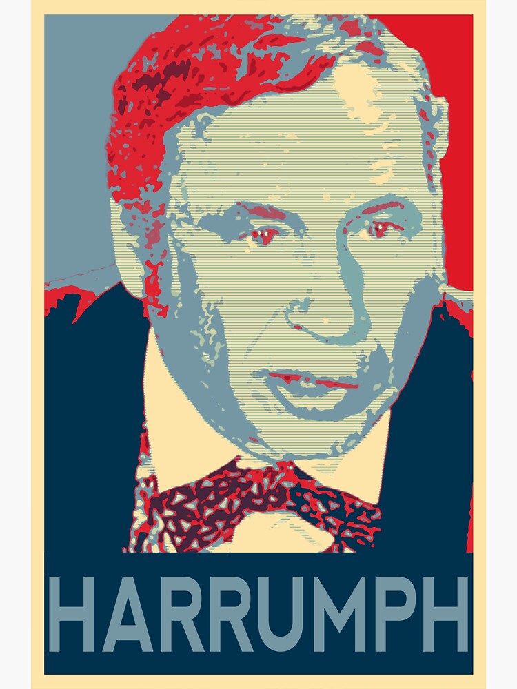 "Give the Governor Harrumph" Sticker for Sale by nickybluepants | Redbubble