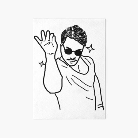 "salt bae" Art Board Print by Shenjc | Redbubble