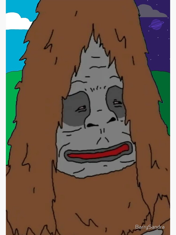 "Sassy The Sasquach" Art Print for Sale by BarrySandra | Redbubble