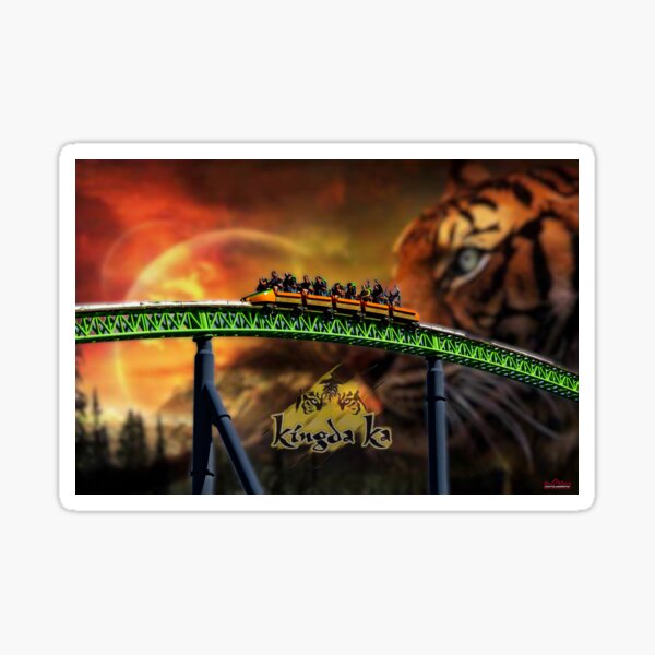 "Kingda Ka Roller Coaster, Six Flags Great Adventure, Custom Photograph ...