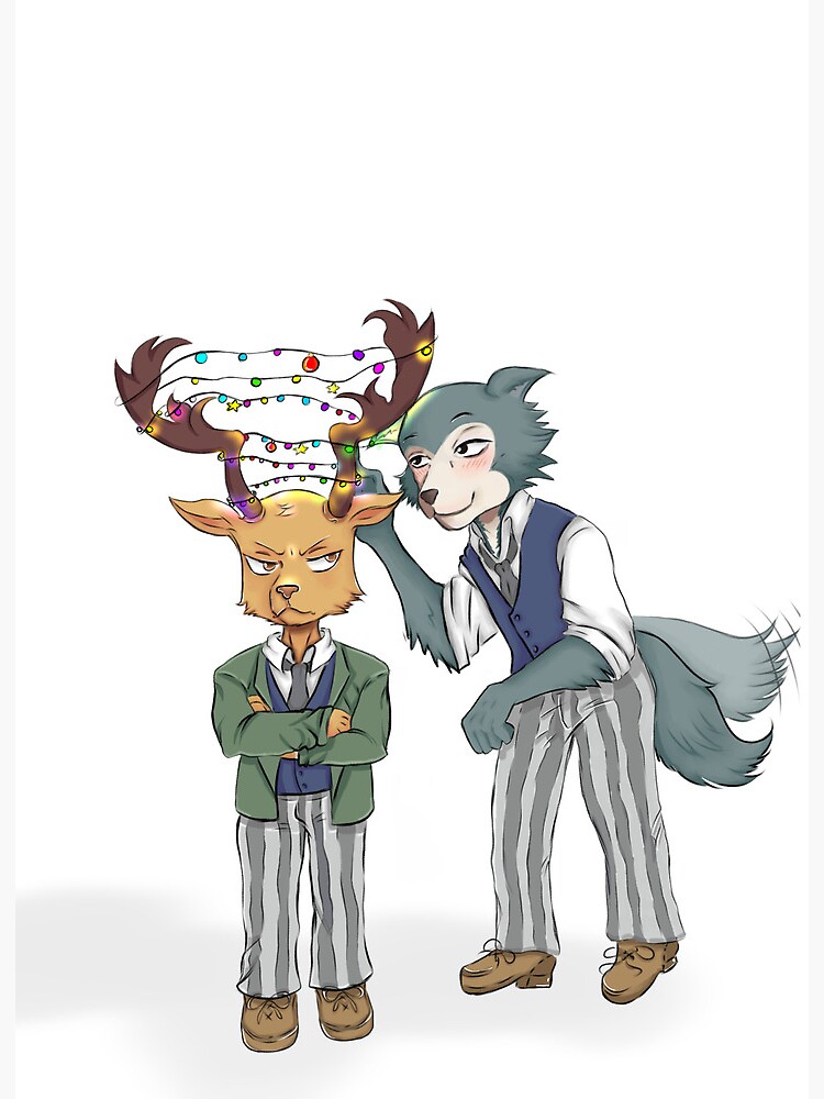 "beastars character christmas" Art Board Print for Sale by barbiezarts ...
