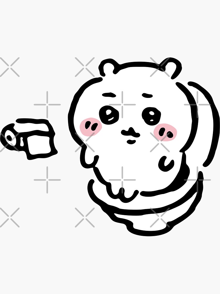 "Chiikawa on the Toilet Potty | Hachiware Usagi | Poop Pooping Meme ...