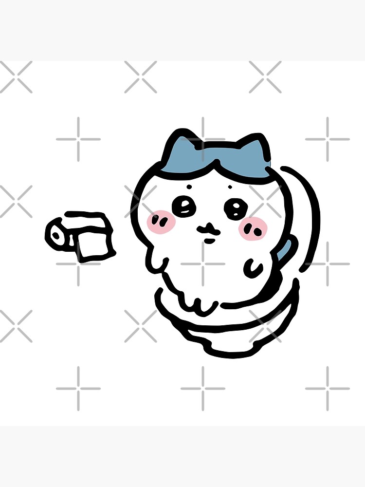 "(Small Logo) Hachiware on the Toilet Potty | Chiikawa Usagi | Poop ...