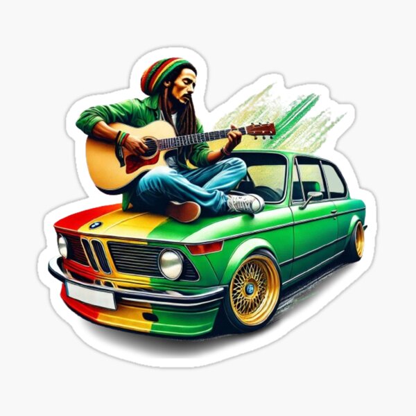 "BOB MARLEY: ONE LOVE" Sticker by CHRIST5000 | Redbubble