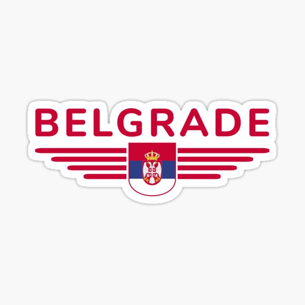 "Belgrade T-Shirt – For fans of the capital" Sticker by ElvisU | Redbubble