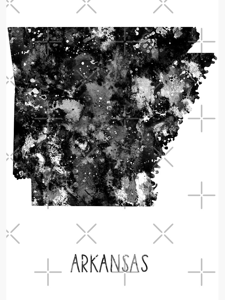 "Arkansas, Arkansas map, watercolor Arkansas" Poster for Sale by ...