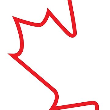 "Half Canadian Maple Leaf " Poster for Sale by Corbitron | Redbubble