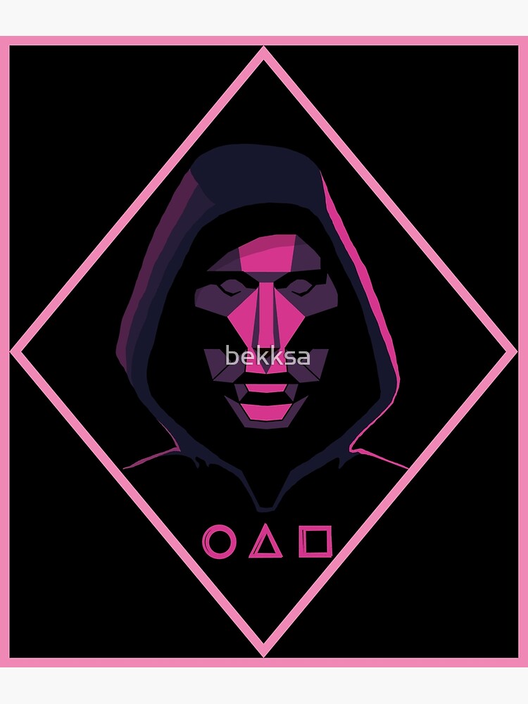 "SQUID GAME. The Front Man. Front Man. Masked Man. Squid Game Symbols ...