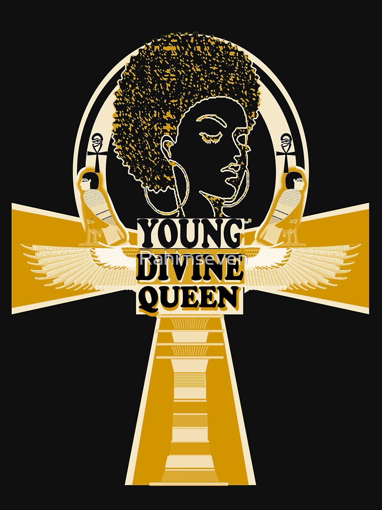 "Young Divine Black Queen T-Shirt" T-shirt for Sale by Rahimseven ...