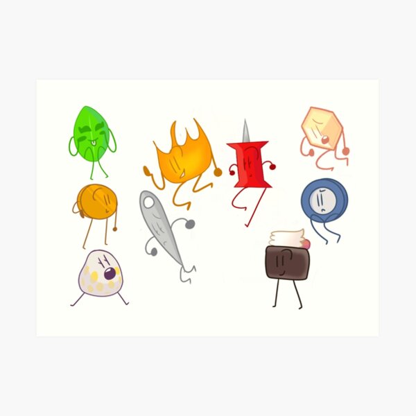 "The losers - Bfb" Art Print by ToriNeko | Redbubble