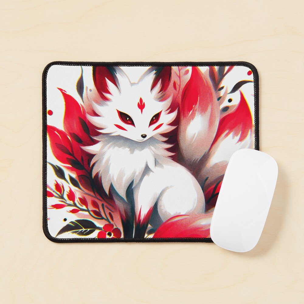 "Kitsune Fox Nine Tailed Fox Spirit Kitsune Mask Japanese Style ...