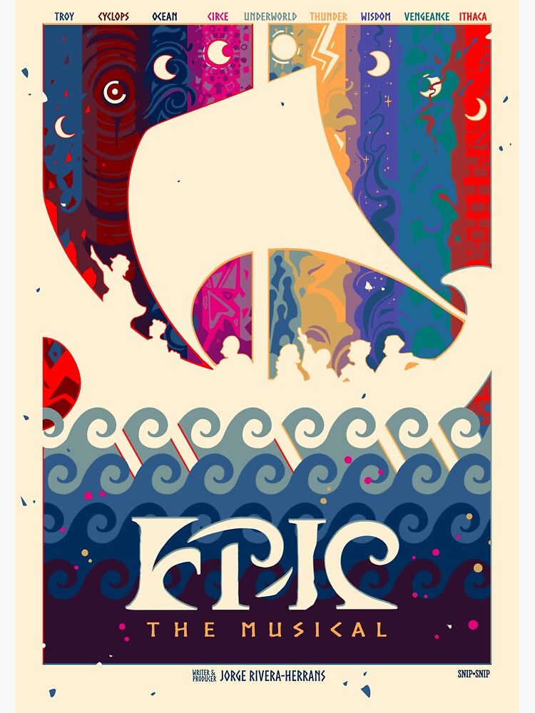"Epic" Sticker for Sale by SnipSnipArt | Redbubble