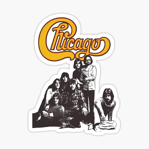 "Chicago band" Sticker for Sale by zaffagayoom | Redbubble