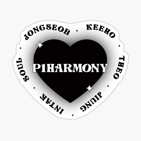 "P1HARMONY" Sticker by leasavard | Redbubble