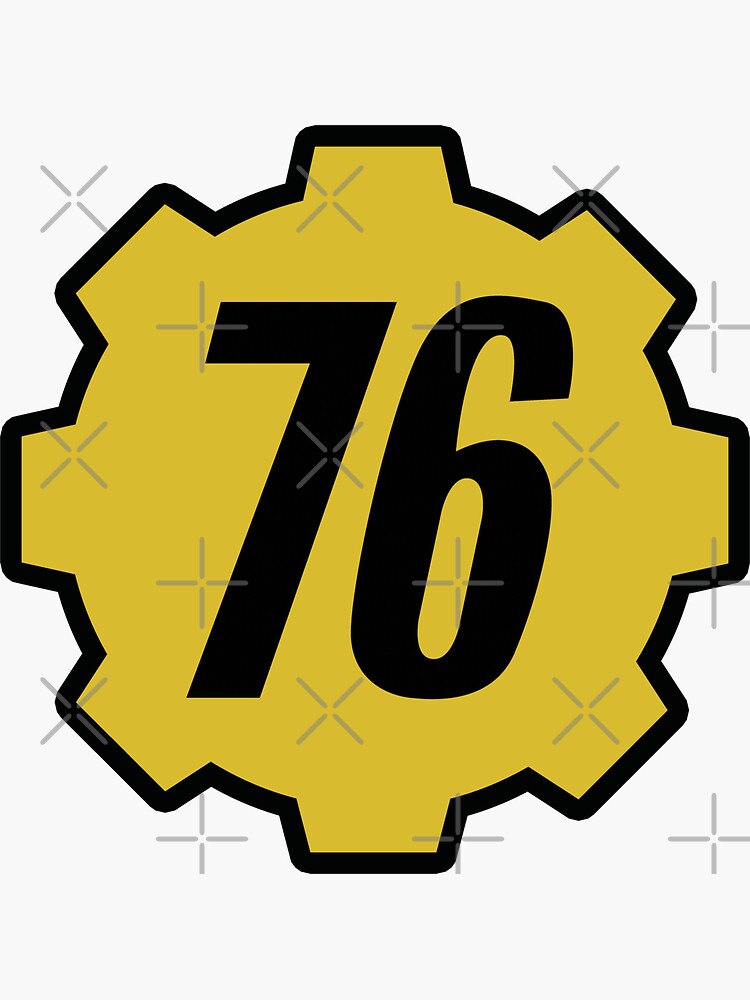 "Vault 76" Sticker by jenkem69 | Redbubble