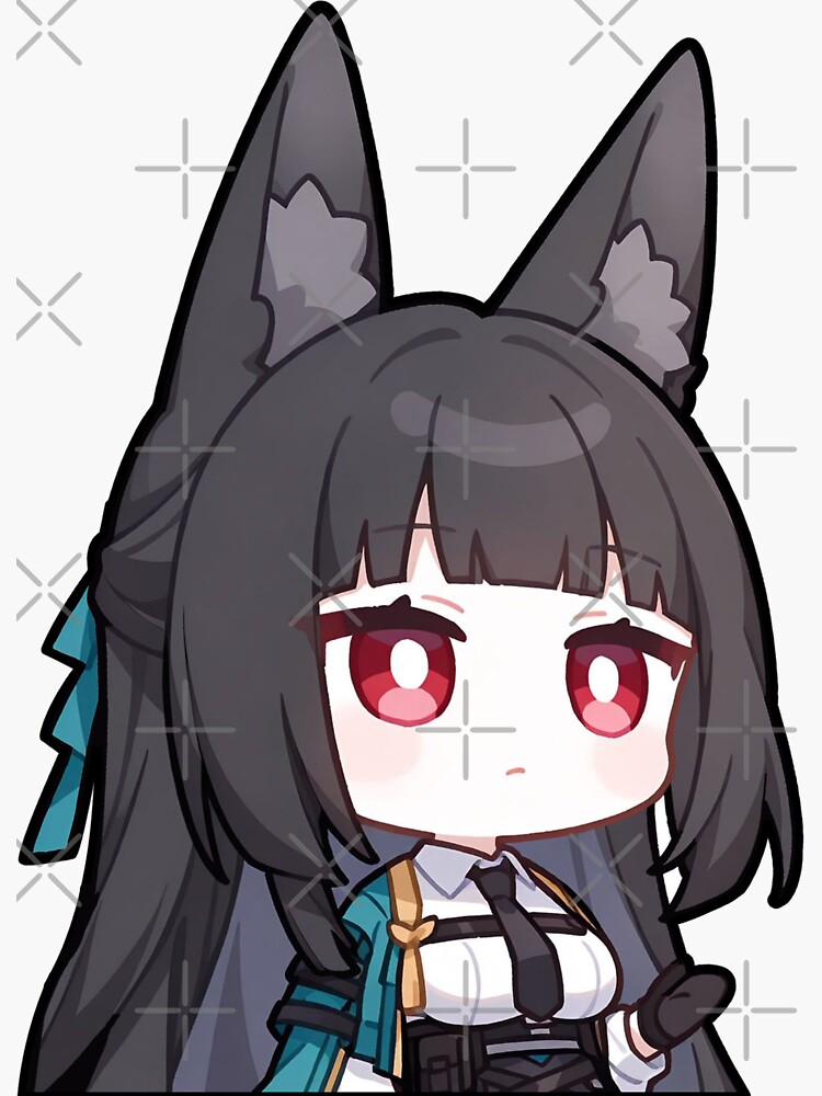 "Miyabi ZZZ Sticker Chibi Hoshimi Miyabi Zenless Zone Zero meme Decals ...