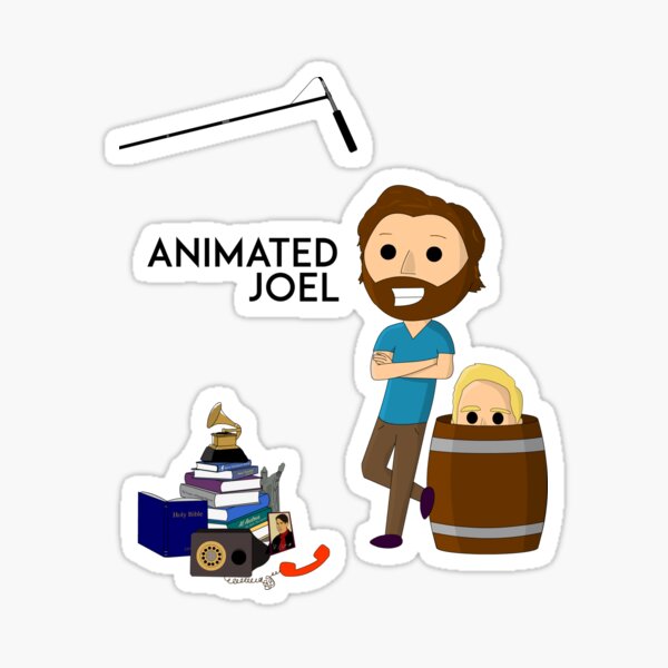 "Animated Joel" Sticker for Sale by will9581 | Redbubble
