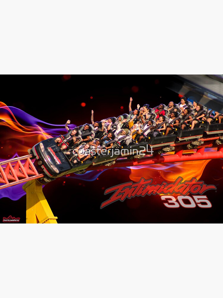 "Intimidator 305 Rollercoaster @ Kings Dominion, Custom Image" Sticker ...
