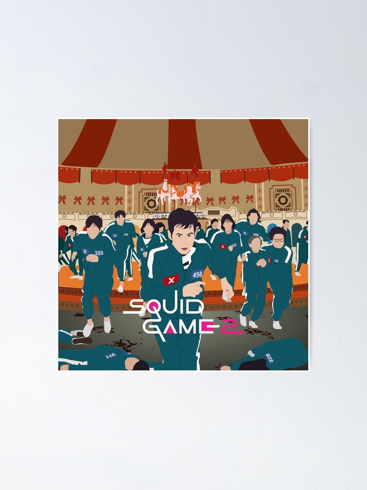 "Seong Gi Hun Squid Game 2 Mingle Game Netflix" Poster for Sale by ...