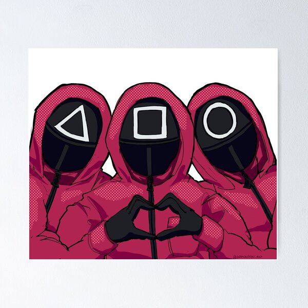 "Soldiers (Squid Game)" Poster by Sciencechips | Redbubble