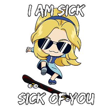 "Maria's Sick" Sticker for Sale by HannahCArt | Redbubble