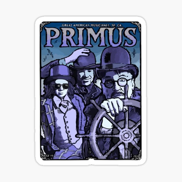 "Primus Artwork" Sticker for Sale by GhumGham | Redbubble